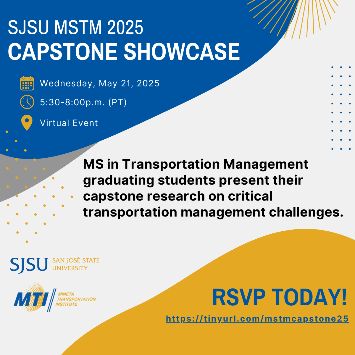 2025 MSTM Capstone Showcase | Mineta Transportation Institute